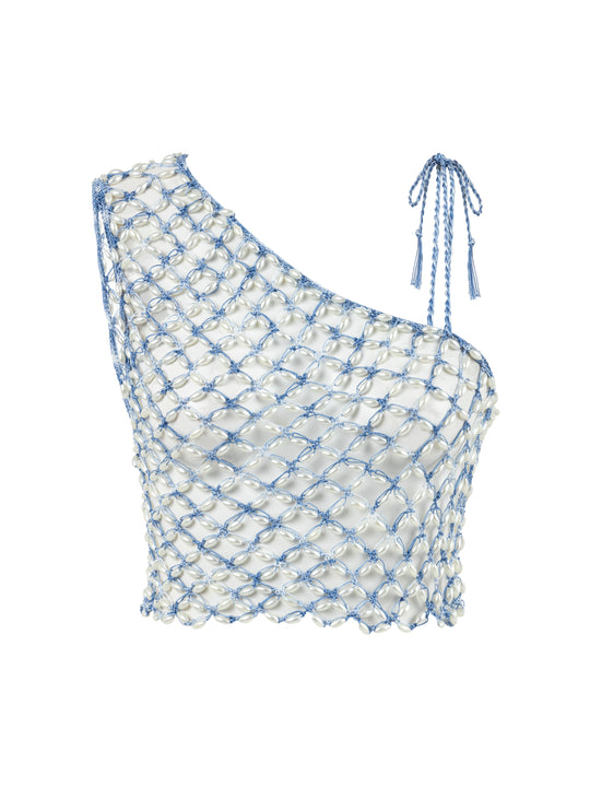 Serene Hand-Crocheted One Shoulder Top – My Beachy Side